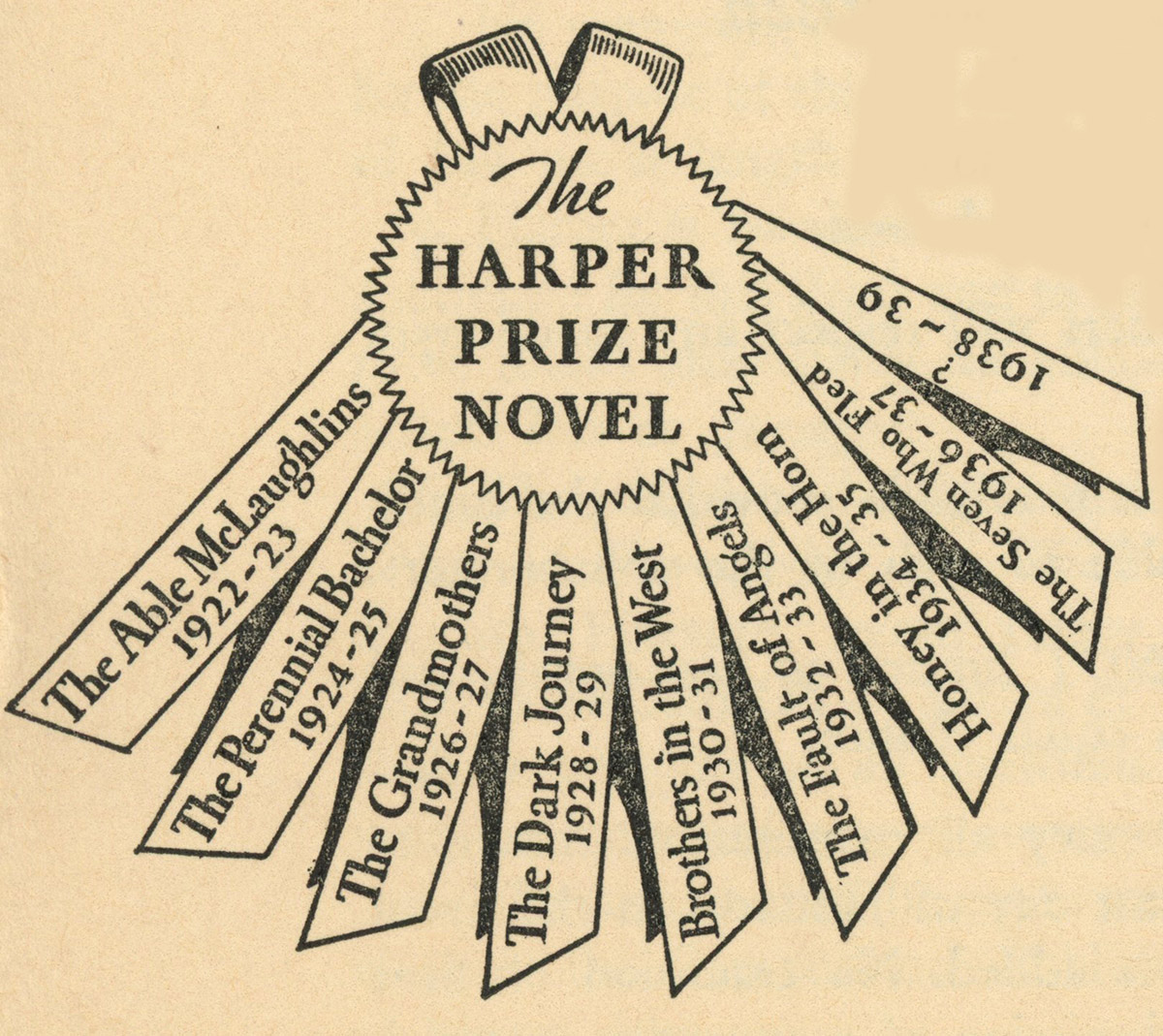 1923: The Harper Prize Novel is introduced as a competition to discover ...